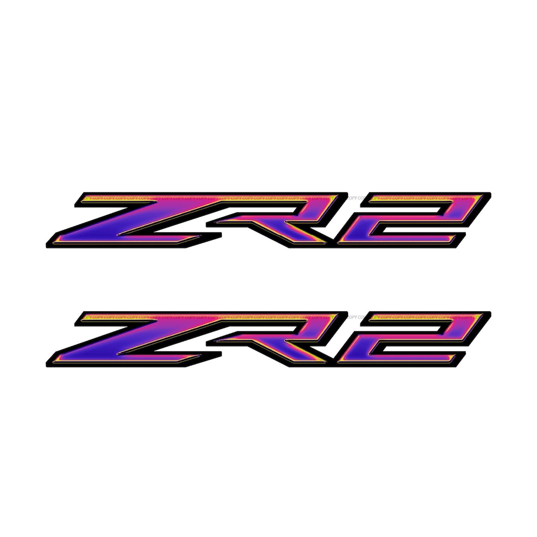 ZR2 Decals Neon Bedside Replacement Sticker / Pack of 2 - Etsy