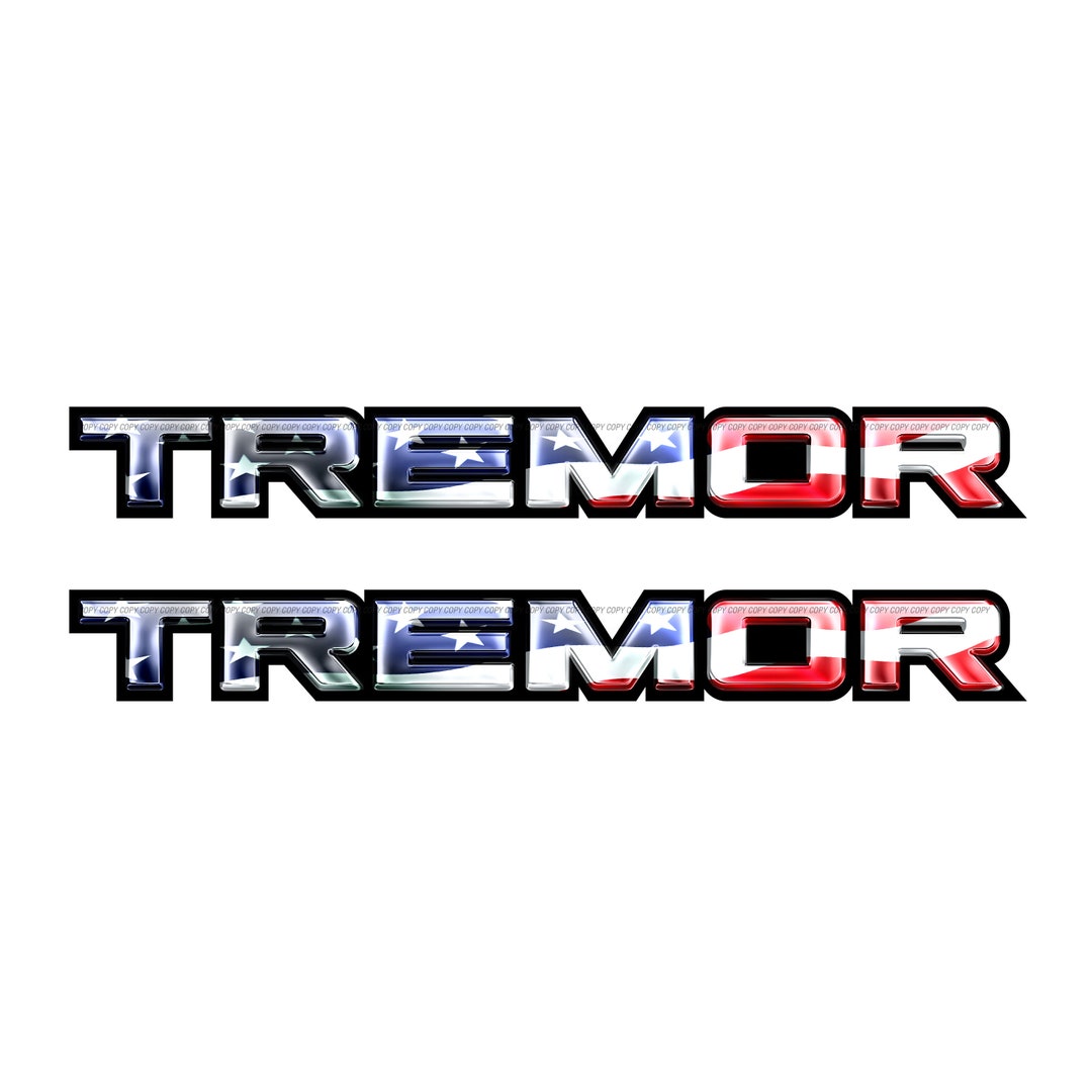 Tremor USA Flag Decals Package Truck Bed Side F150 F250 - Etsy