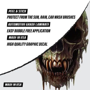 Skull Decal - Skull Sticker for Your Car, Truck, Laptop / Pixel Camo - Etsy