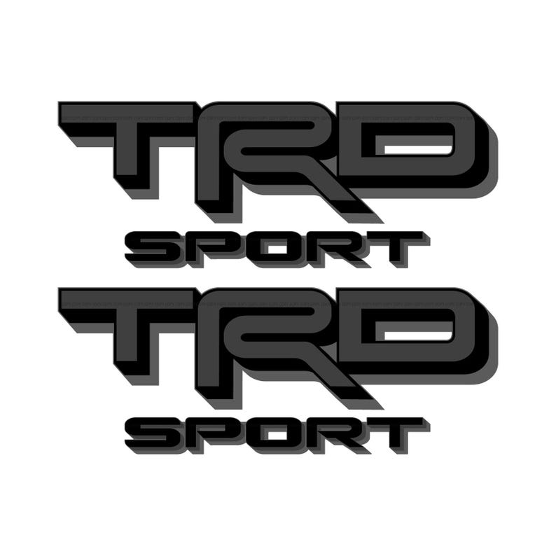 TRD Sport Decals for New Toyota Tacoma Replacement Stickers / Grey ...