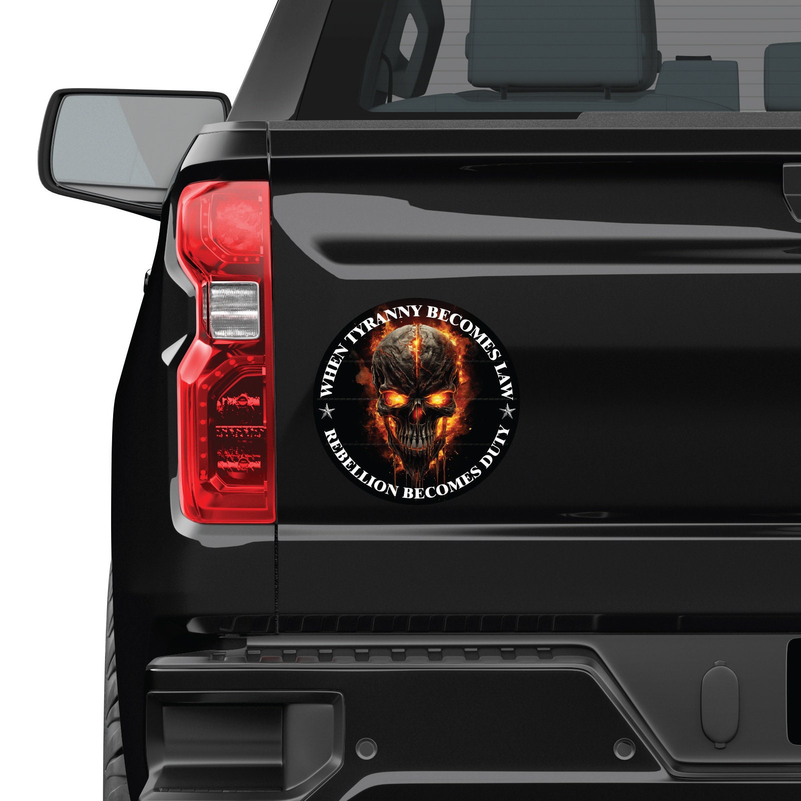 When Tyranny Becomes Law, Rebellion Becomes Duty Sticker Decal for Your ...
