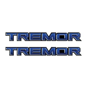 Tremor Metal Blue Decals Package Truck Bed Side F150 F250 - Etsy