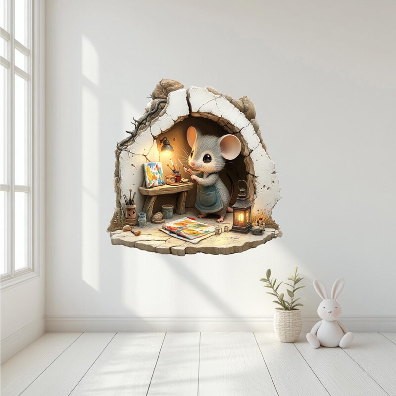 Mouse House Decal - Etsy