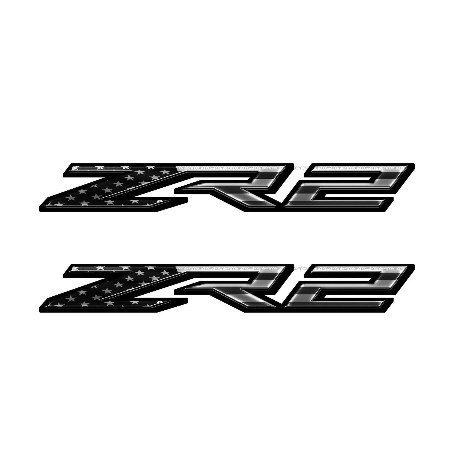 ZR2 Decals Bedside Replacement Sticker / Pack of 2 - Etsy