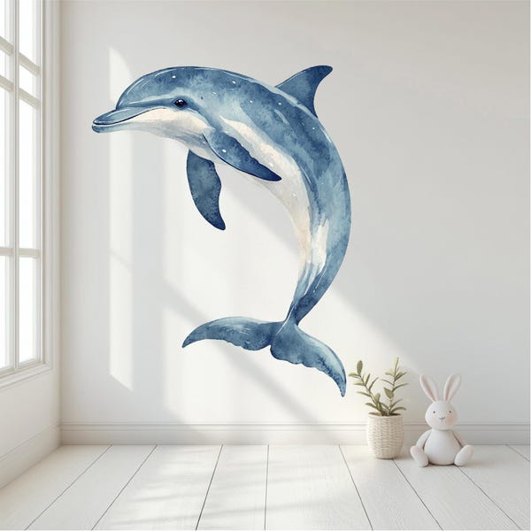Dolphin Wall Decals - Etsy