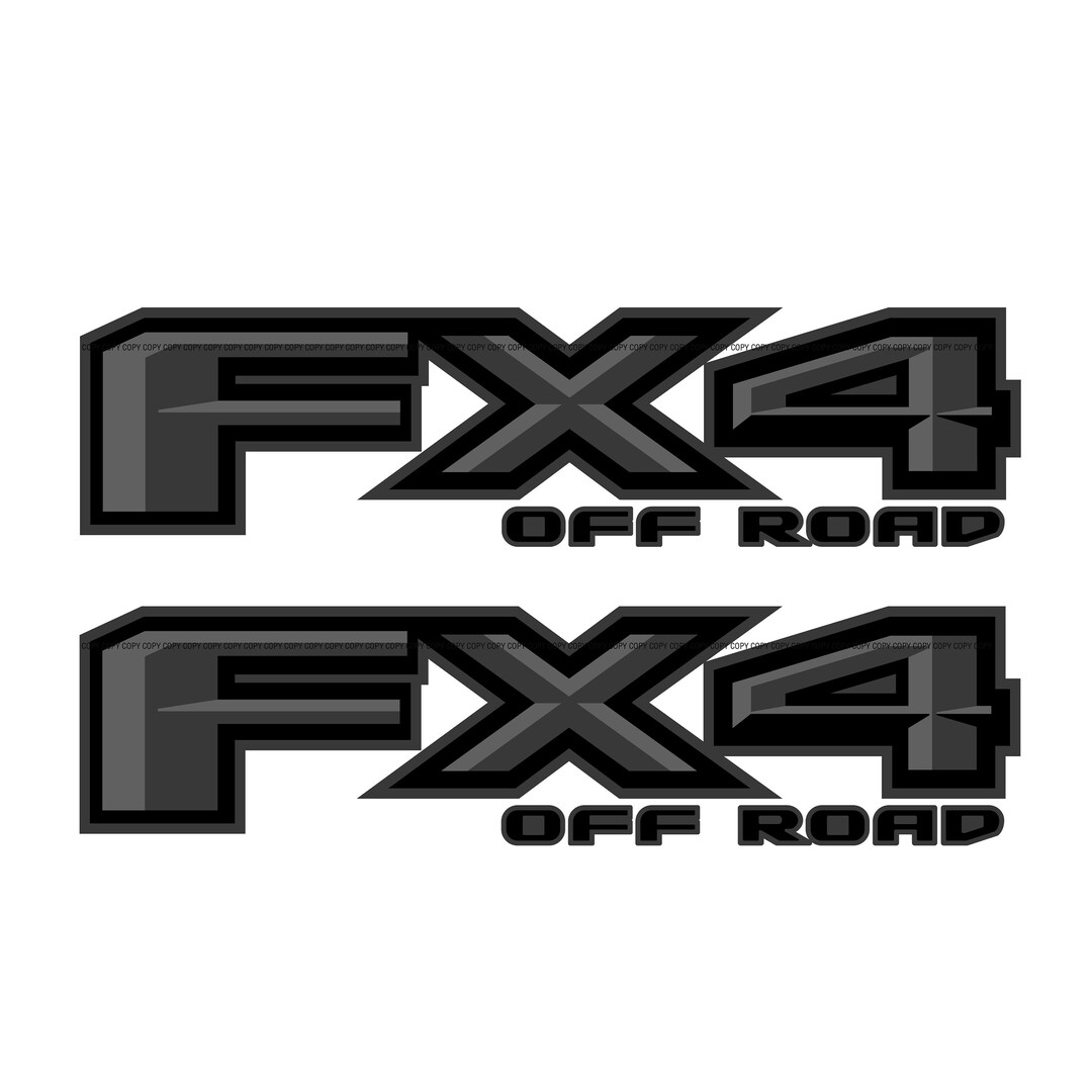 FX4 Offroad Grey Decal Replacement Sticker Ford - Etsy