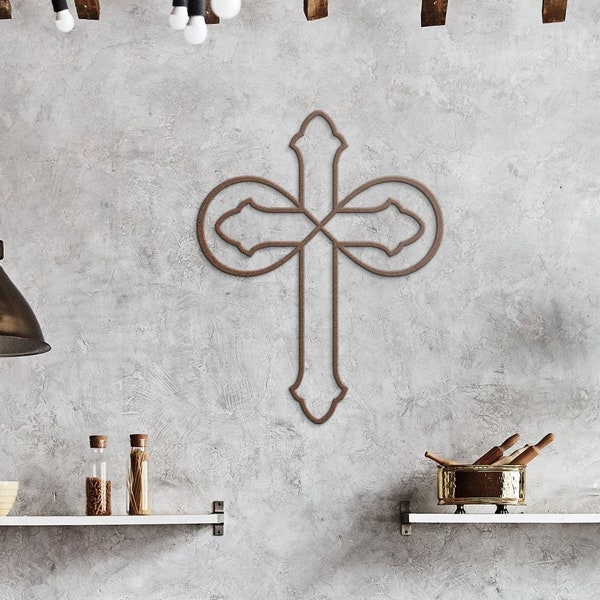Cross Infinity Sign - Etsy