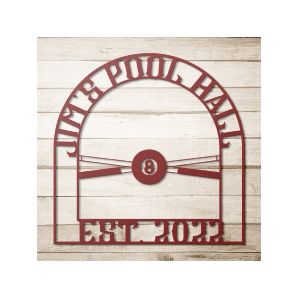 Billiards Sign - Etsy