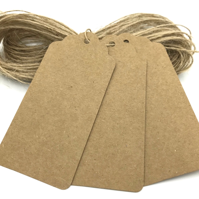 Kraft Paper Tags - Etsy UK