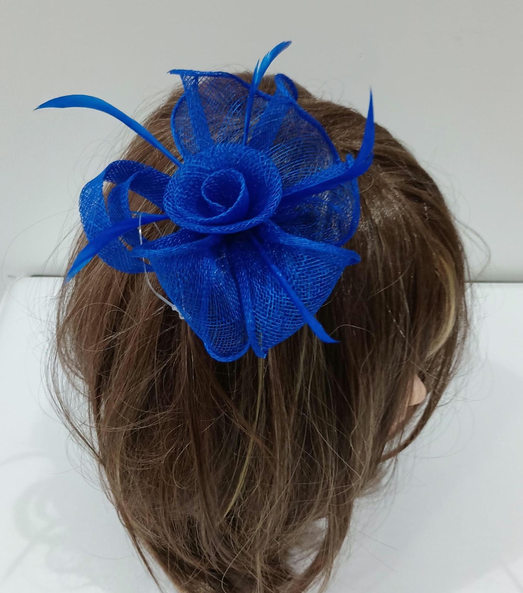 Royal Blue Small Fascinator for Wedding, Royal Ascot, Ladies Day ...