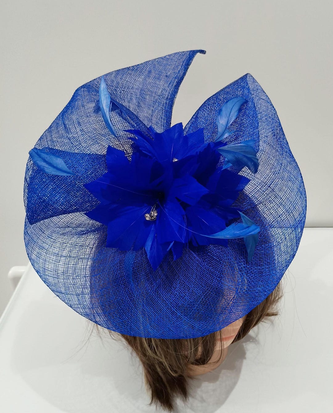 Royal Blue Colour Fascinator for Wedding, Royal Ascot, Ladies Day ...
