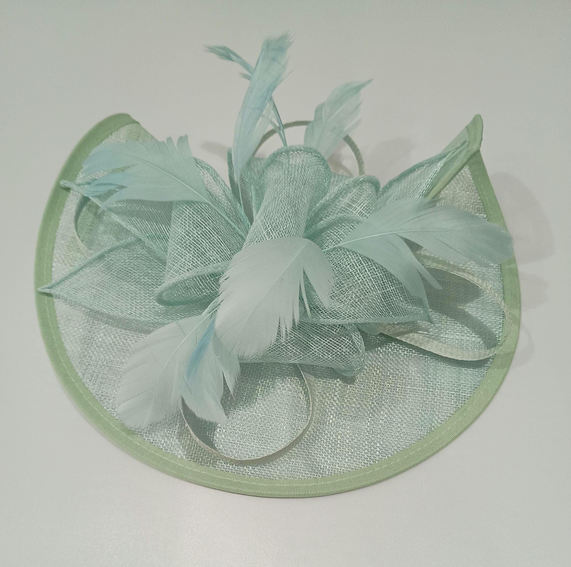 Aqua Colour Fascinator for Wedding, Royal Ascot, Ladies Day, Wedding ...