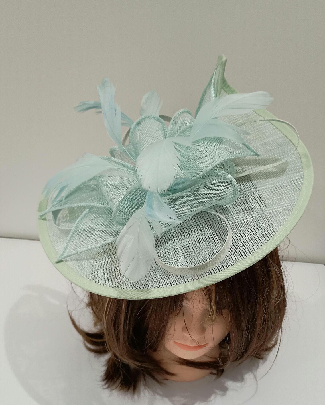 Aqua Colour Fascinator for Wedding, Royal Ascot, Ladies Day, Wedding ...