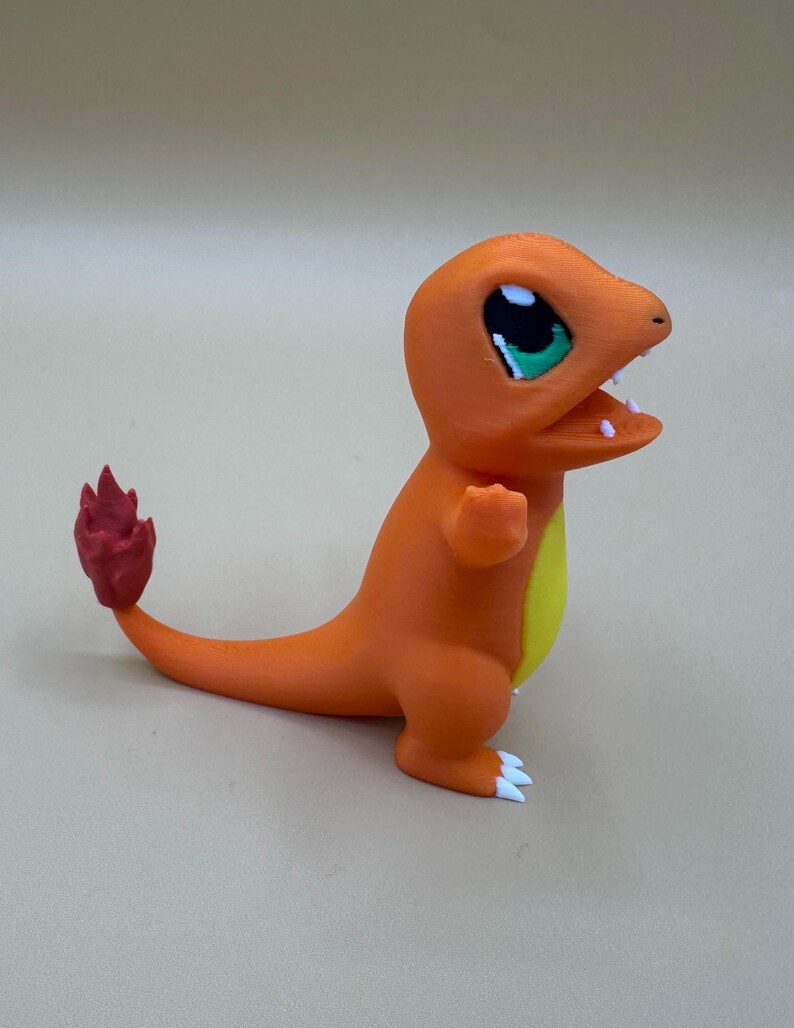 Pokemon Color Charmander Figurine - Etsy