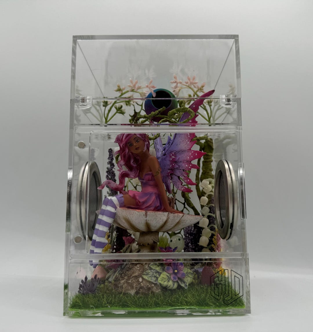 5x5x8 fairy Break Decorated bricktop Style Jumping Spider Enclosure - Etsy