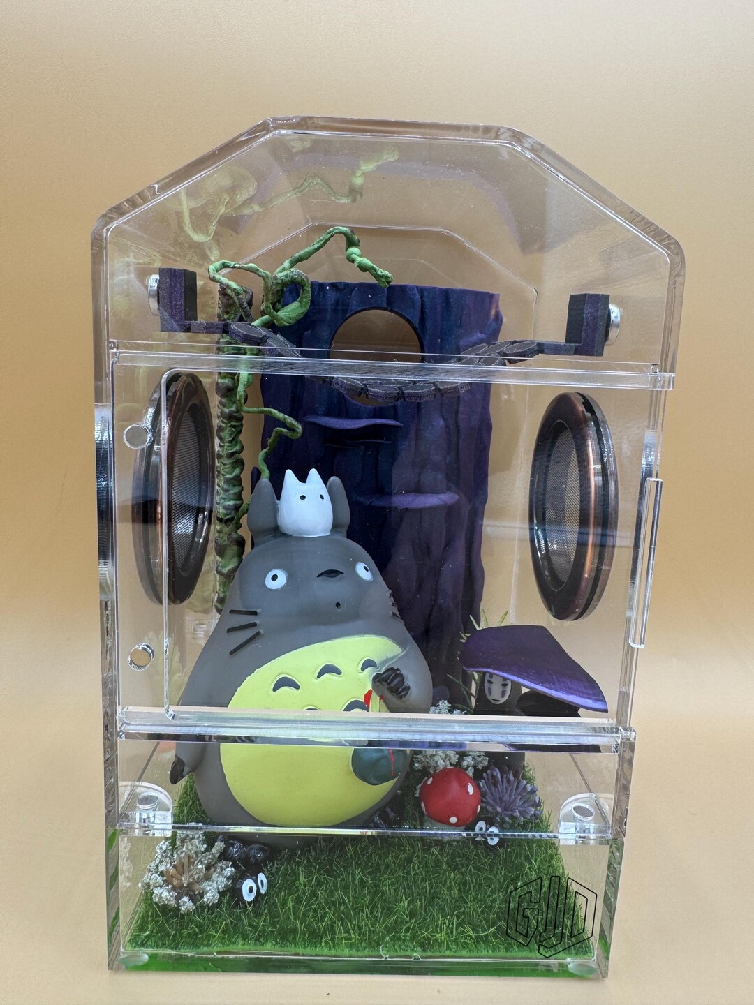3-D totoro Jumping Spider Enclosure 5x5x8 - Etsy
