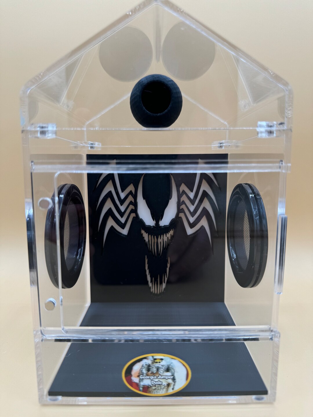 Decorated venom Jumping Spider Enclosure 5x5x8 - Etsy