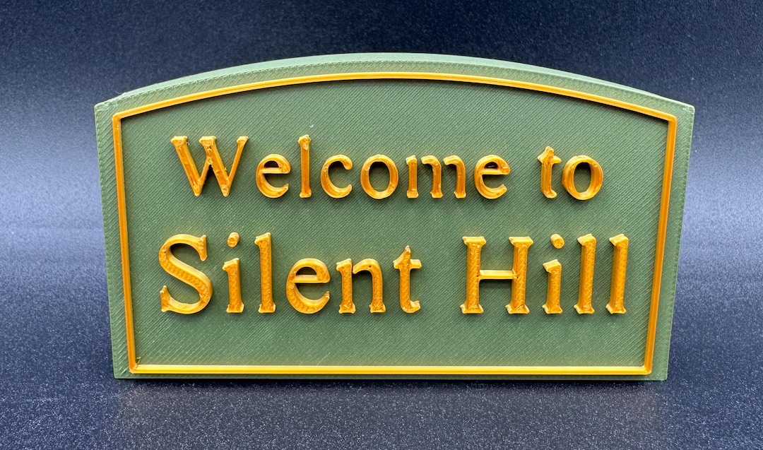 Welcome to Silent Hill Magnetic Sign - Etsy