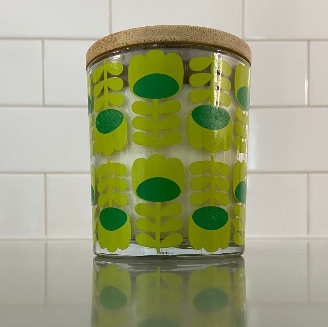 Retro Green Candle | Vintage Design Candle | Mid Century Modern Candles ...
