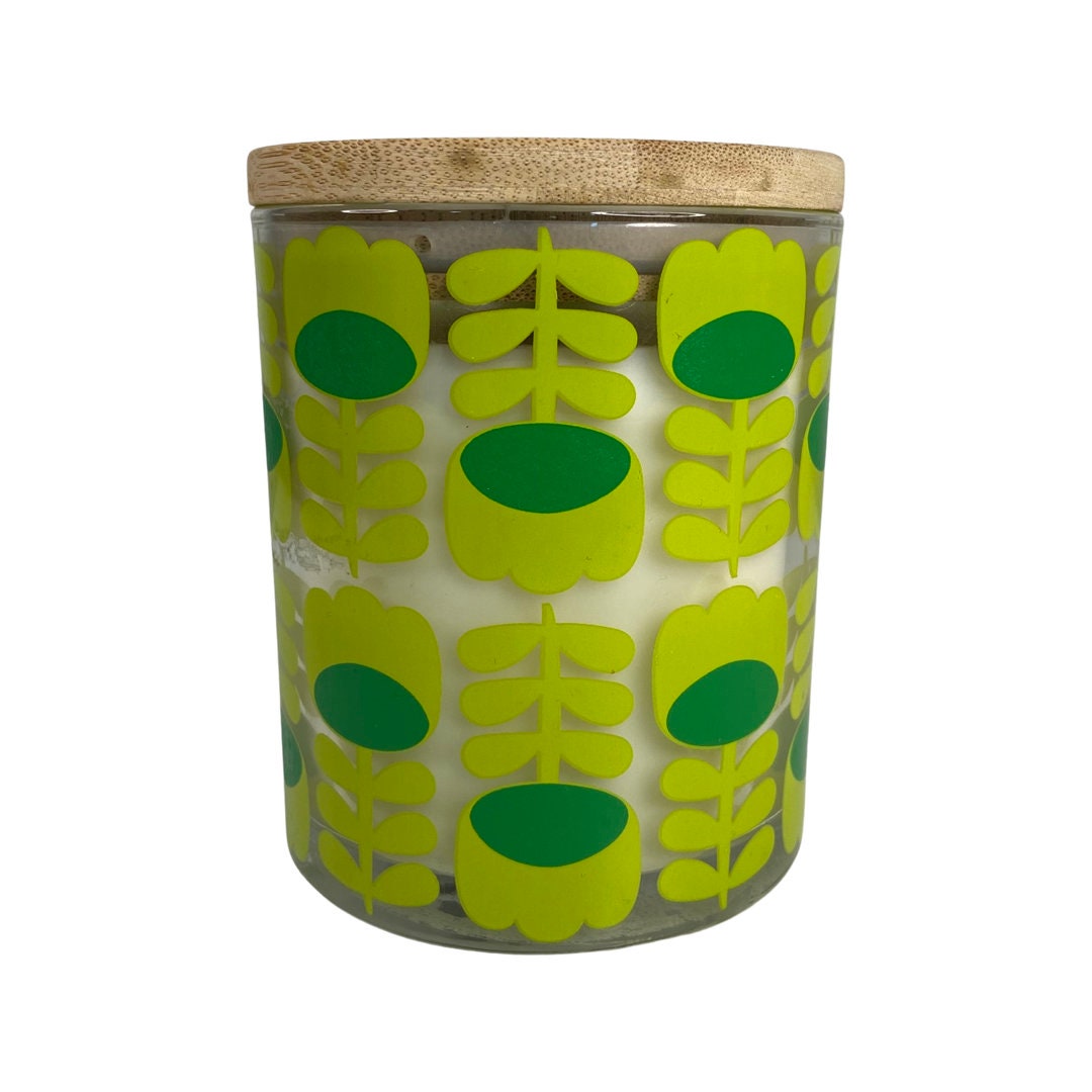 Retro Green Candle Vintage Design Candle Mid Century Modern Candles ...