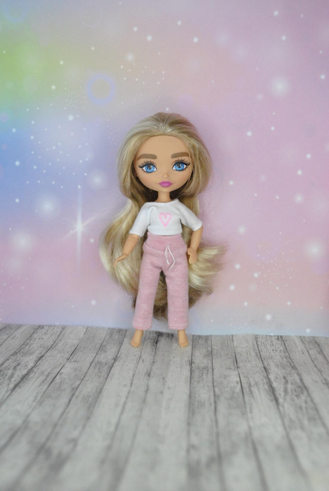 Handmade Clothes for 1/6 Scale Mini Dolls, 5.5 Inch Dolls- TOP and ...