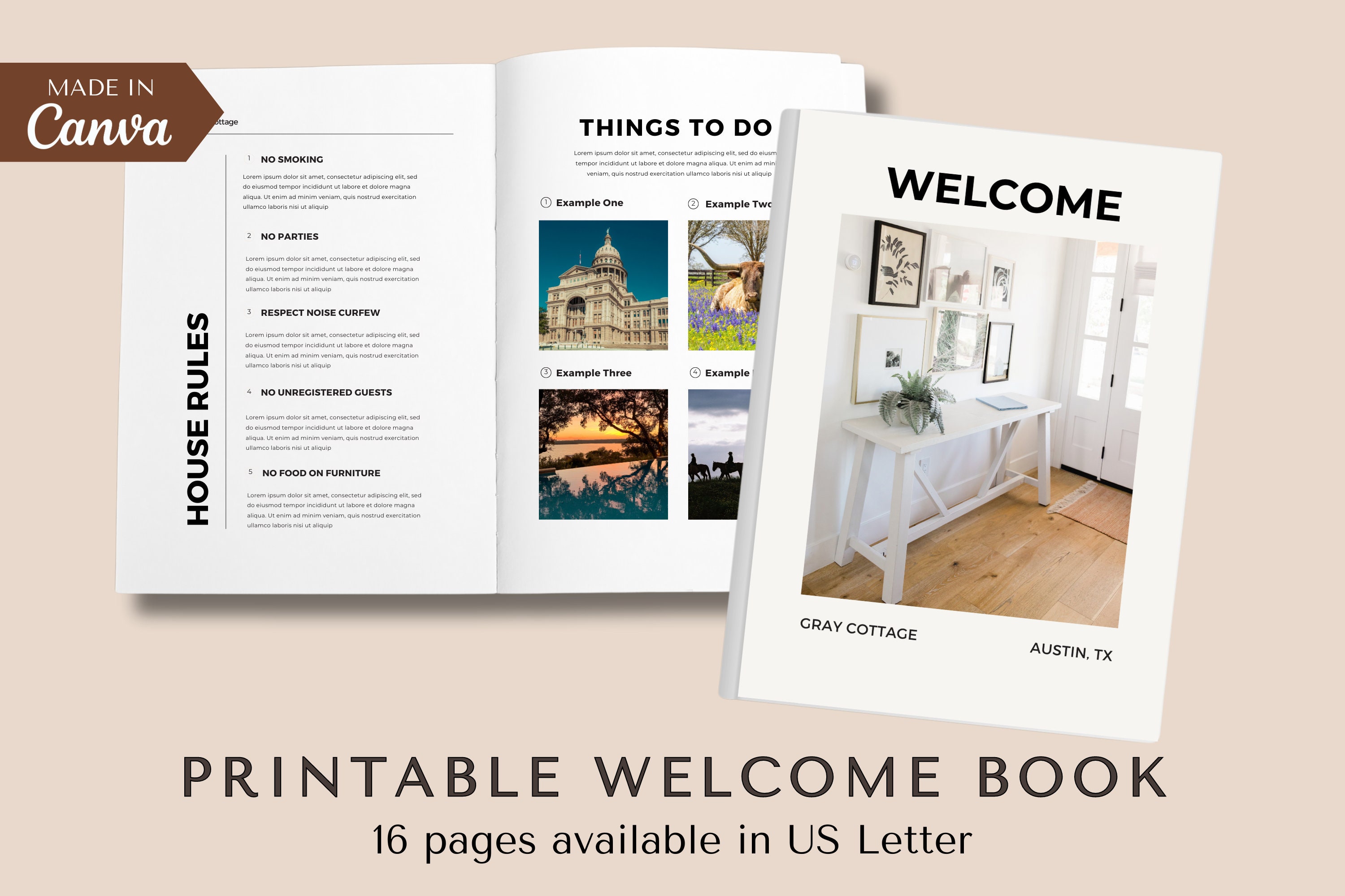Airbnb Welcome Book Template VRBO Welcome Book Template - Etsy