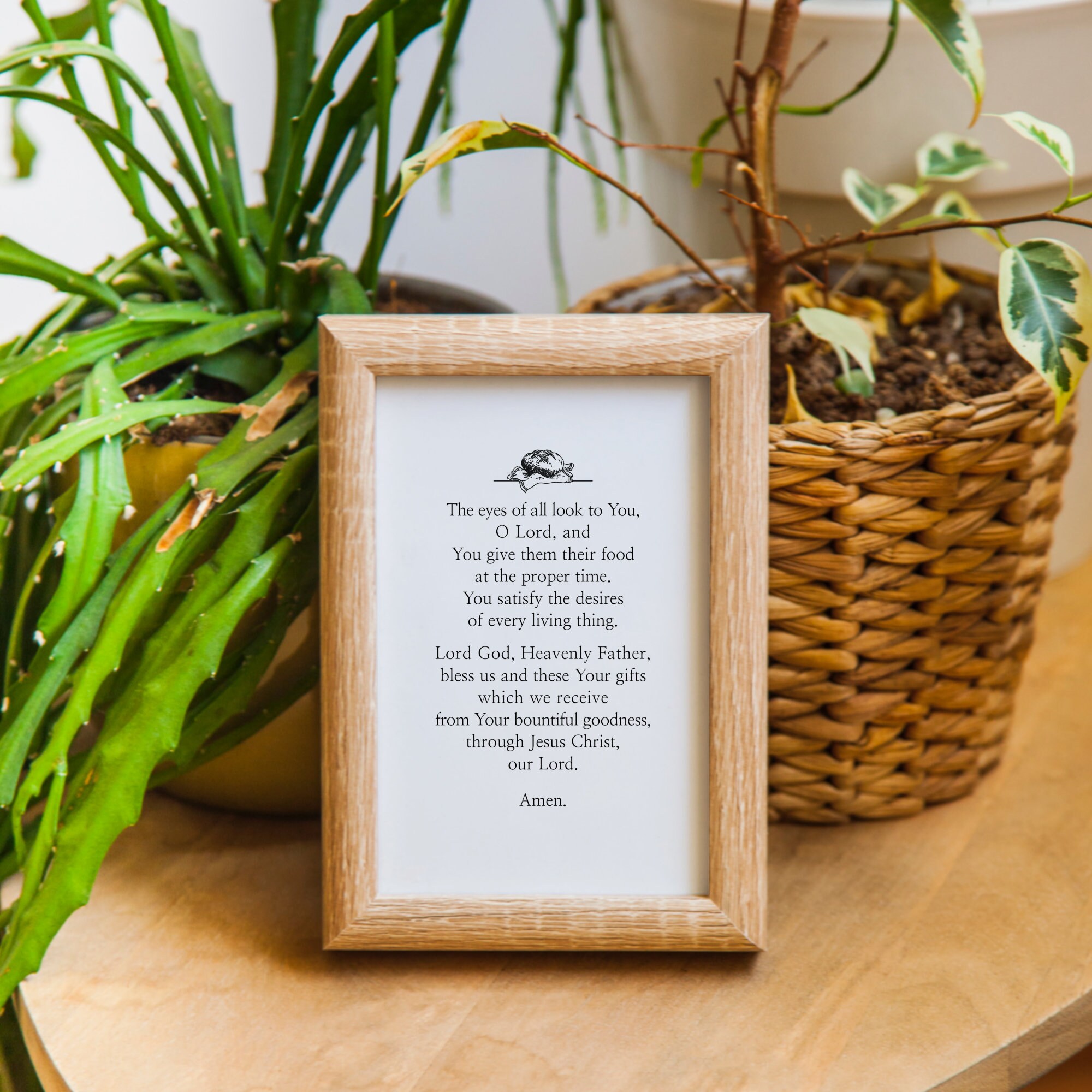 Table Prayer Card - Digital Download - Etsy