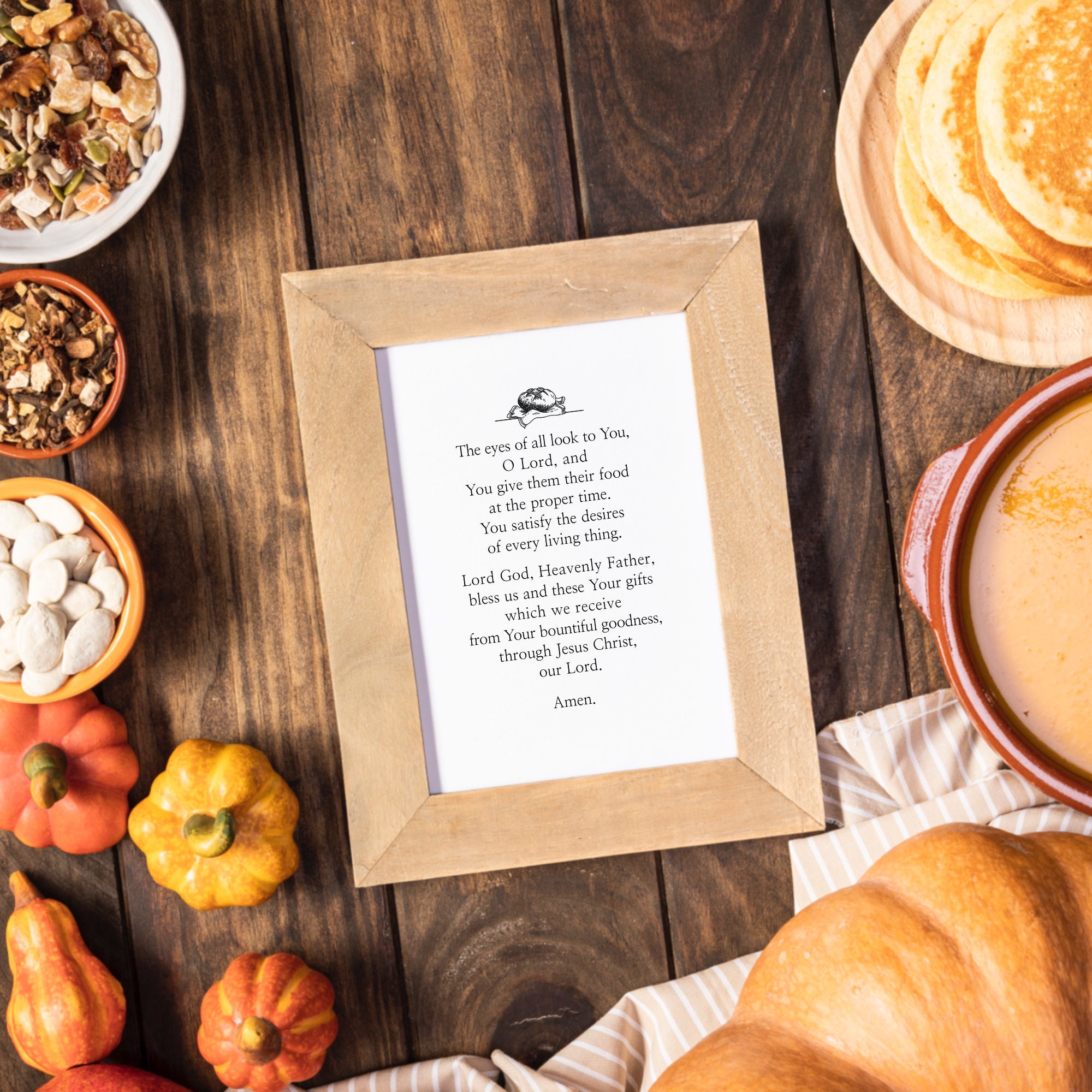 Table Prayer Card Digital Download - Etsy