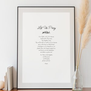 The Lord's Prayer Poster - Digital Download - Etsy