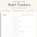 Printable Weekly Habit Tracker Digital Mood & Water Tracker Daily ...
