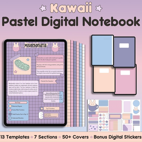 Digital Notebook - Etsy