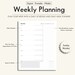 Printable Weekly Planner Mood Icons & Water Goals Habit Tracker ...