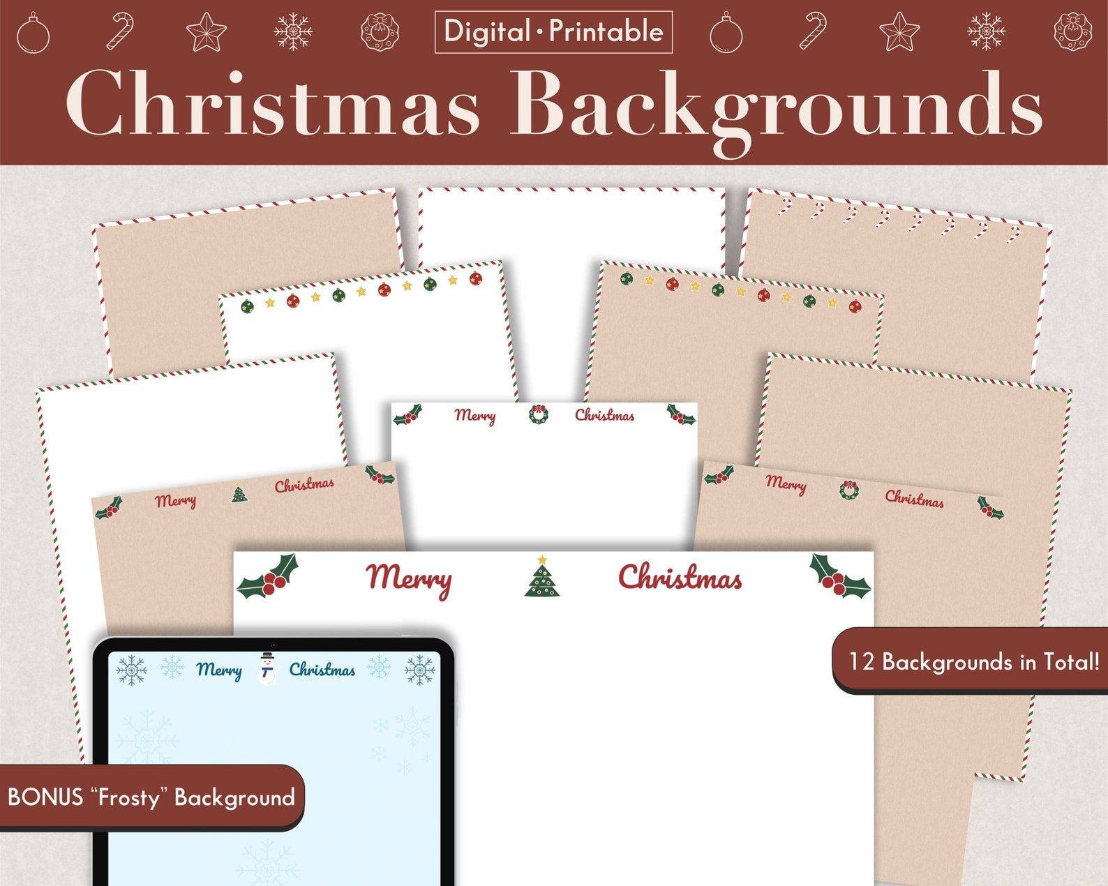 Printable Christmas Gift Tracker Digital Savings Goal Tracker Shopping ...