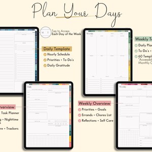 Floral Digital Planner Bundle Goodnotes Undated Monthly Budget Planner ...