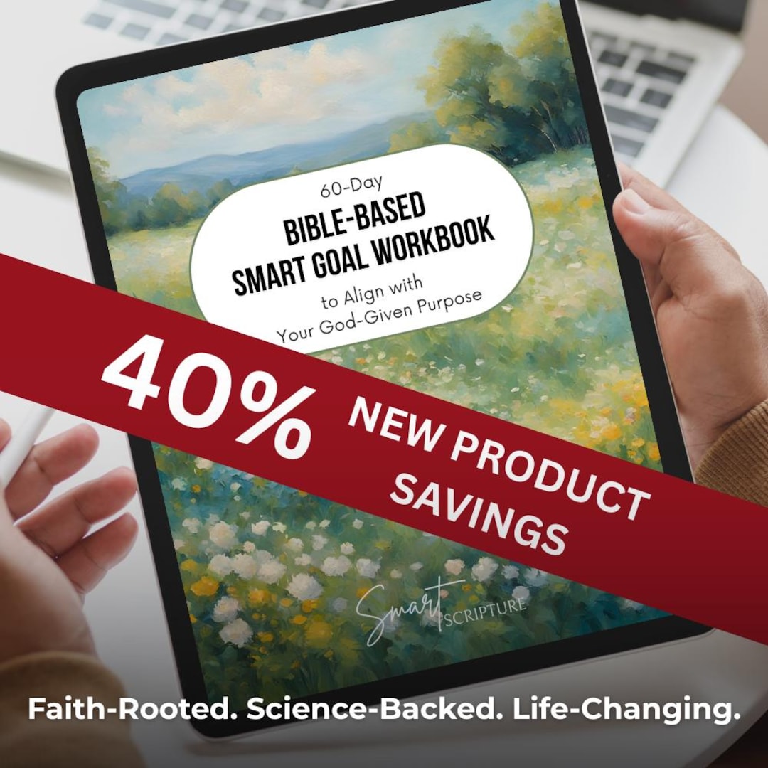 Christian Goal Planner | 60-day Bible-based SMART Goal Journal | Daily ...