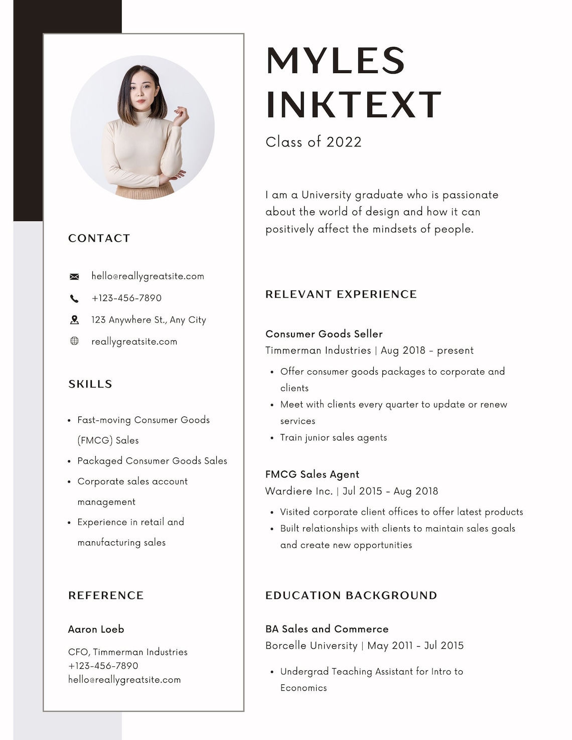 Clean Resume Template for Microsoft Word, Pages, or Google Docs - Etsy