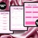 2024-2025 Pink Planner Bundle Digital Planner for iPad Pink Goodnotes ...