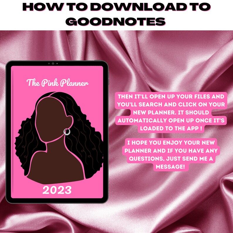 The Pink Planner Digital Planner 2025 Girl Boss Planner - Etsy