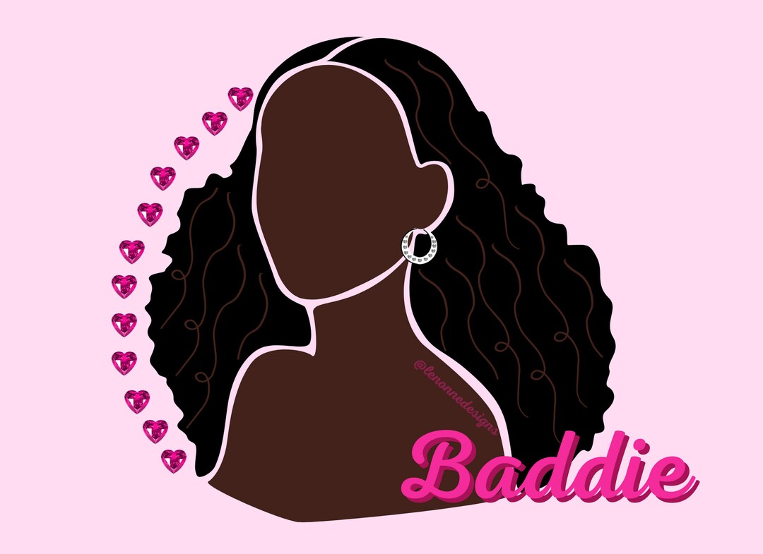Baddie SVG Baddie PNG Black Girl PNG - Etsy UK