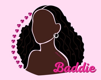 Buy Baddie Svg Baddie Girl Svg Dxf Png Jpg Middle Finger Girl Online in ...