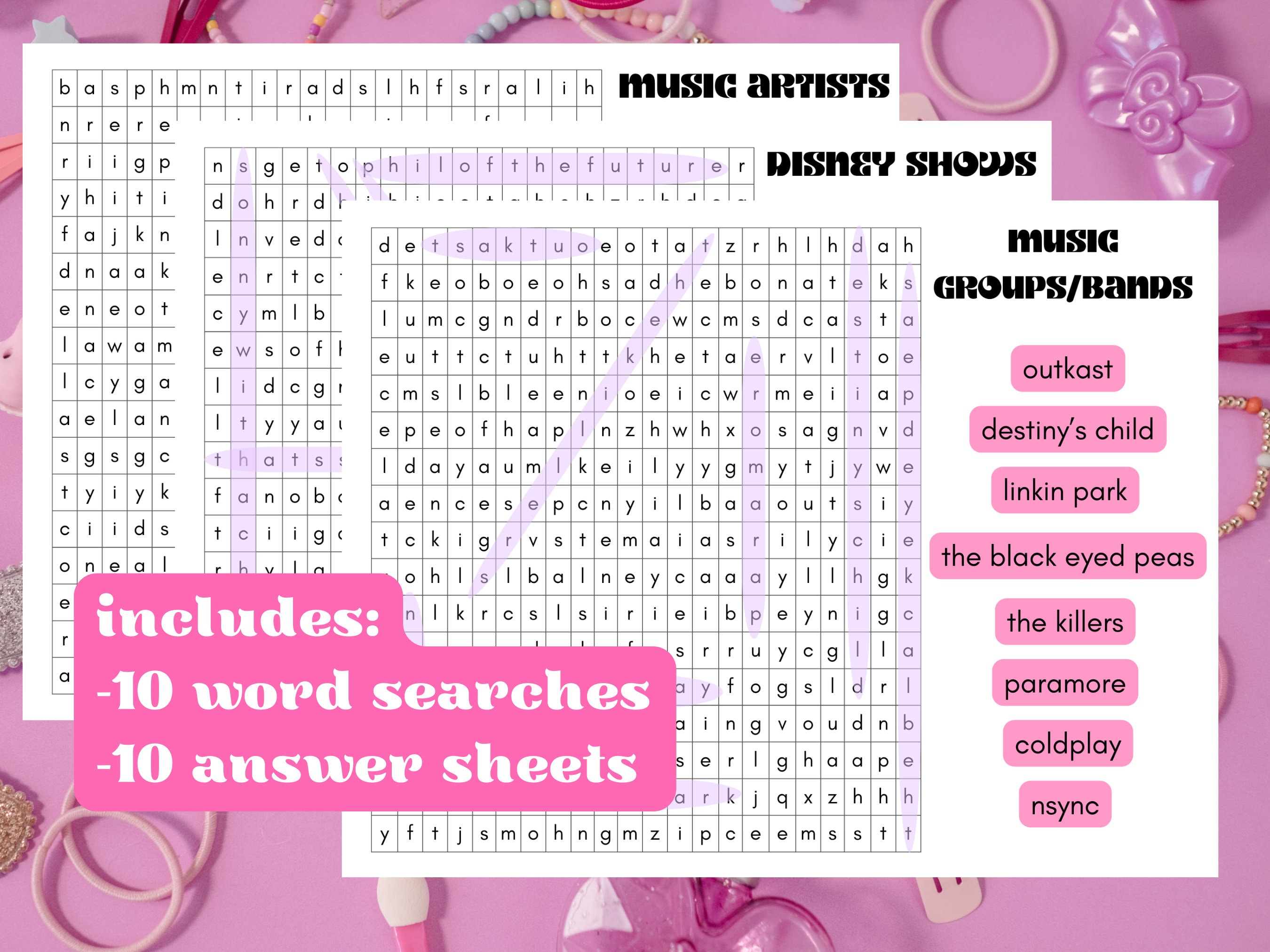 Y2K Word Search Book | PDF Word Search | Y2K Lover | Printable Word ...