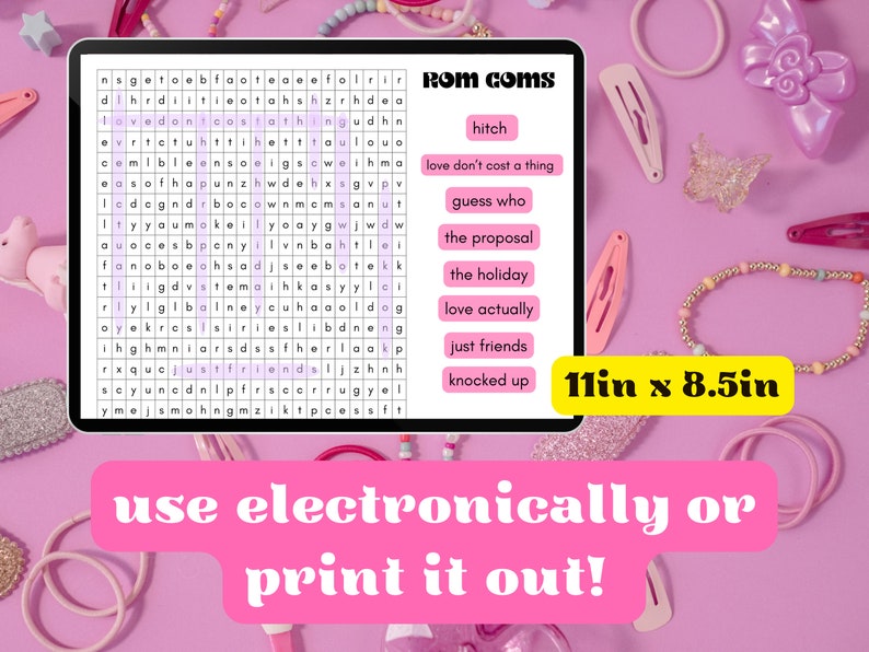 Y2K Word Search Book | 2000s Nostalgia (PDF Printable) - Etsy