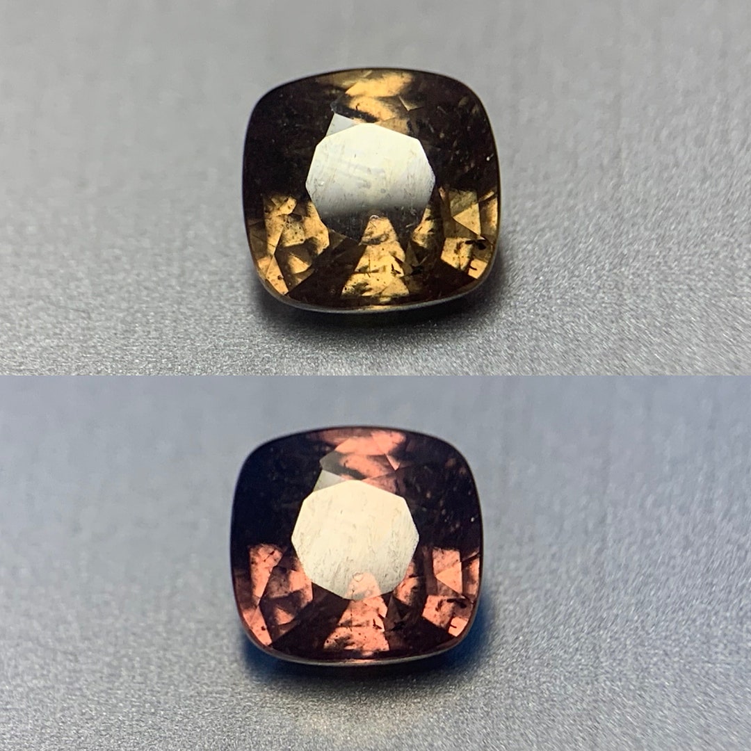 1.53ct. !! Color-changing Garnet | Tanzania | Violet, Green, Red ...