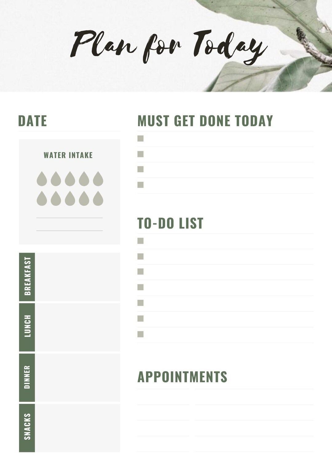 Daily Planner - Etsy