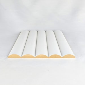 Reeded Wall Panels, 1-1/2 Wide Reeds, Tambour Wall Paneling, Primed or ...