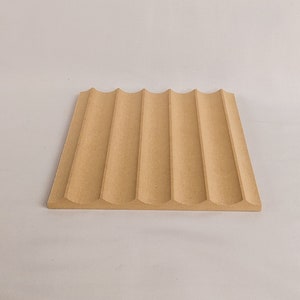 Fluted Wall Panels, Scalloped Wall Paneling, Primed, White Oak, Walnut ...