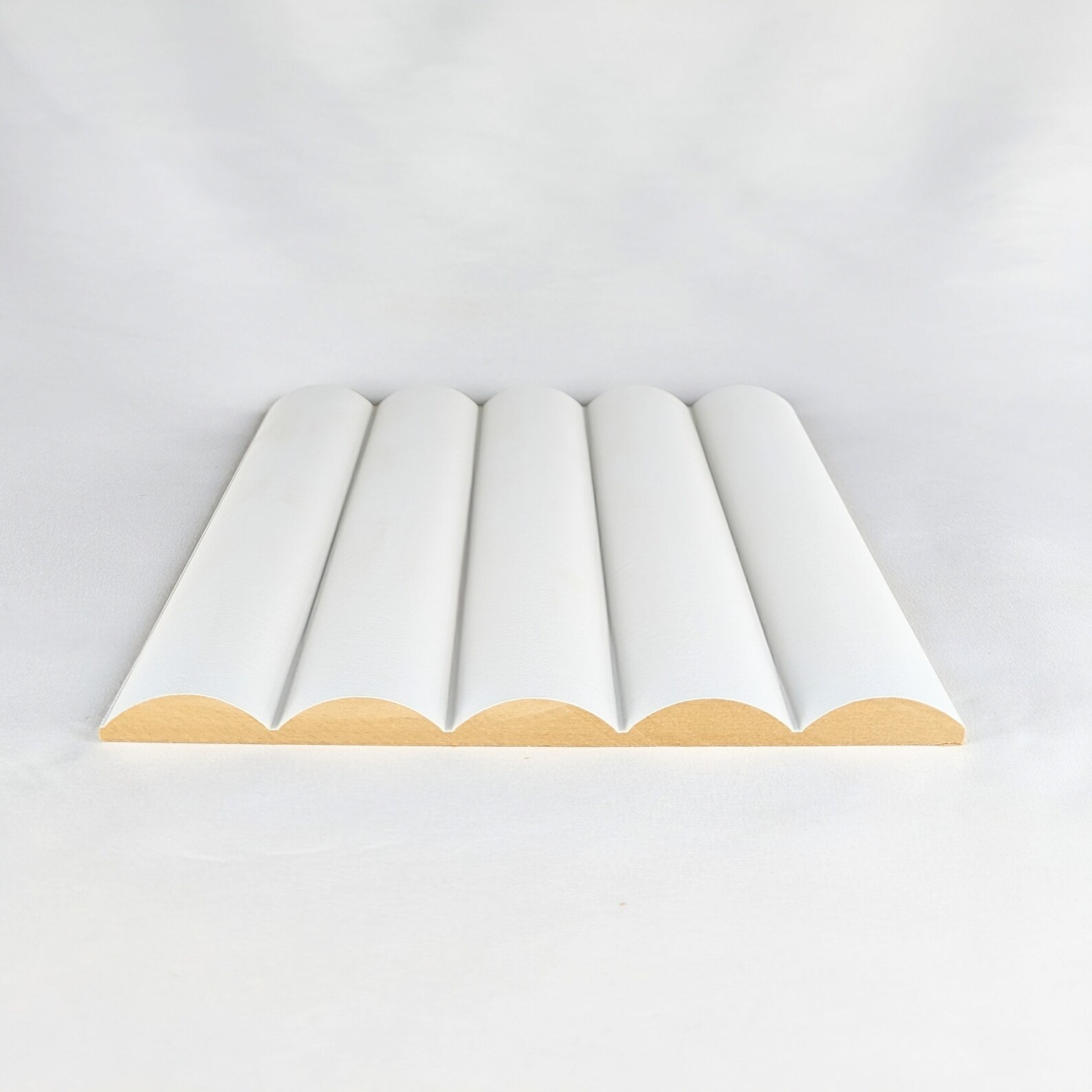 Reeded Wall Panels, 1-1/2 Wide Reeds, Tambour Paneling, Primed, White ...