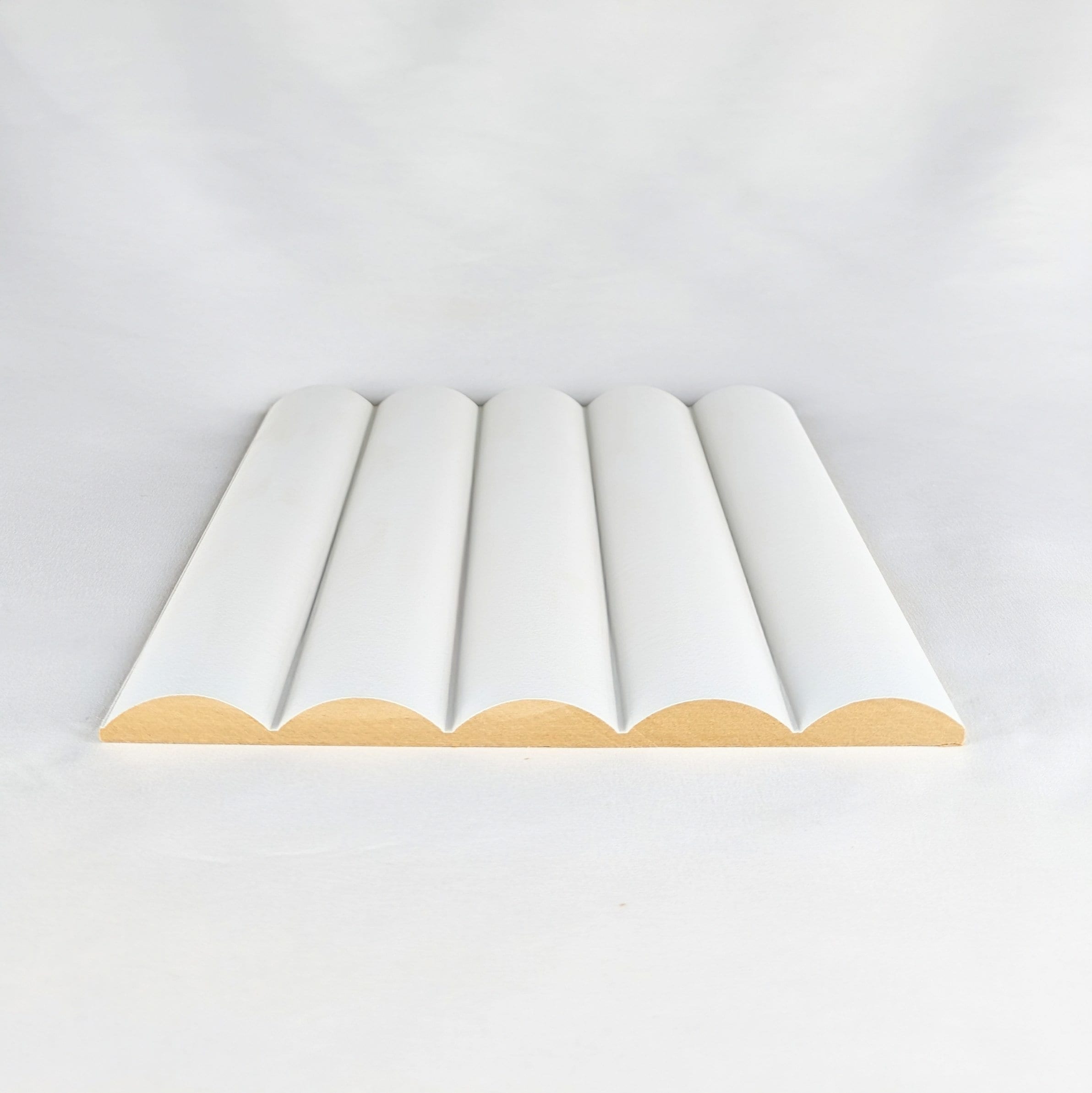 Reeded Wall Panels, 1-1/2 Wide Reeds, Tambour Paneling, Primed, White ...