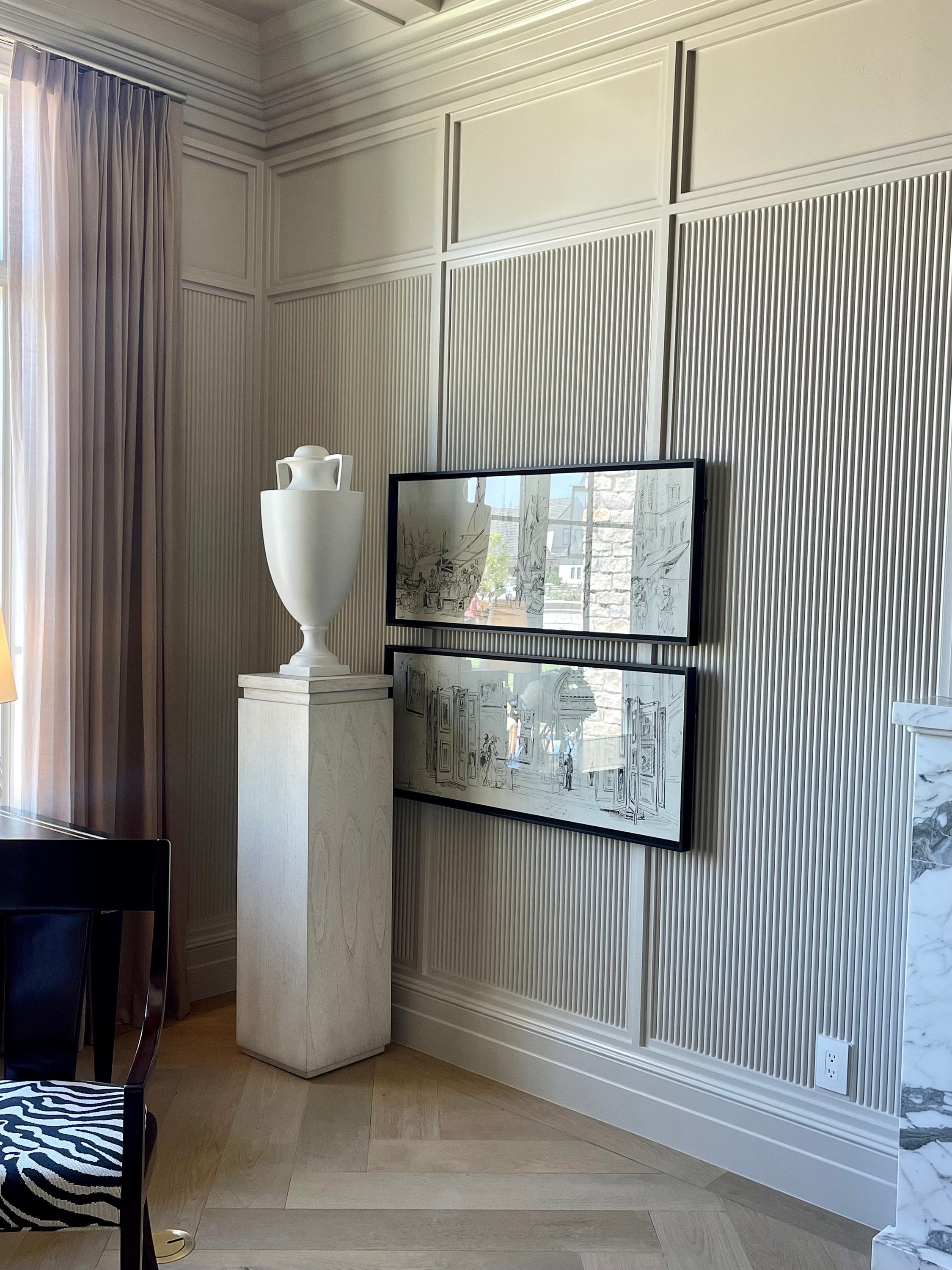 IN STOCK Reeded Wall Panels (unfinished MDF), Tambour Wall Paneling ...