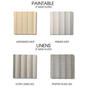 Fluted Wall Panels - 2" Flutes | 3D Tambour Wall Paneling | Paintable ...